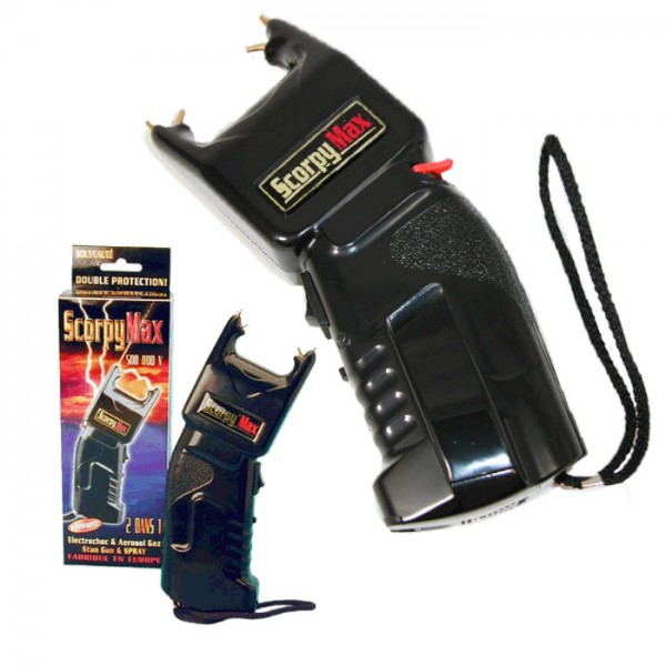 Scorpy Max : Matraque électrique et bombe lacrymo. Electrochoc anti ...
